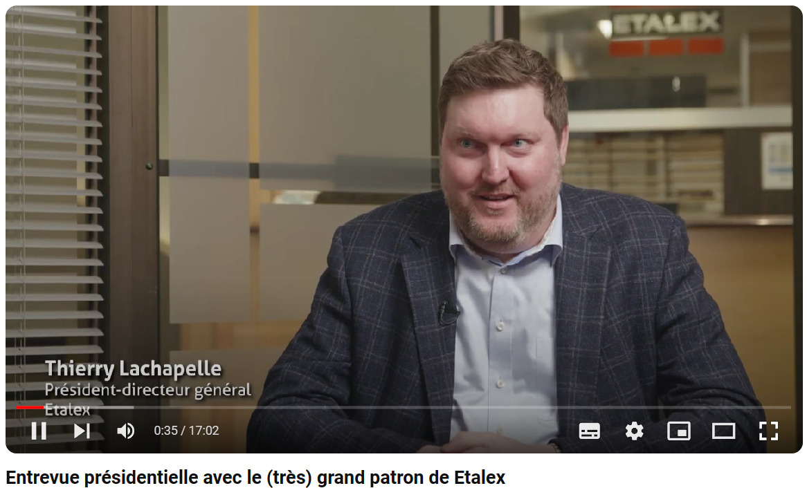 Entrevue exclusive avec le nouveau patron de Etalex – Association ...